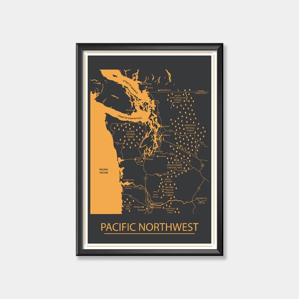 Pacific Northwest Art - Etsy