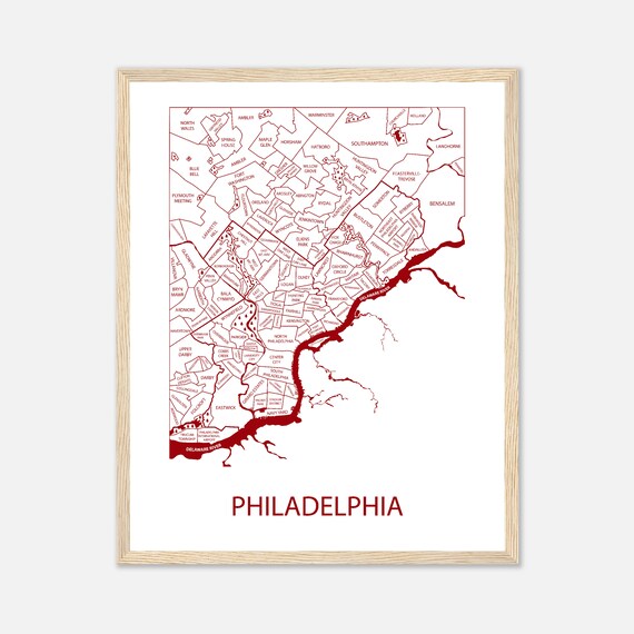 Map Of Philadelphia Area