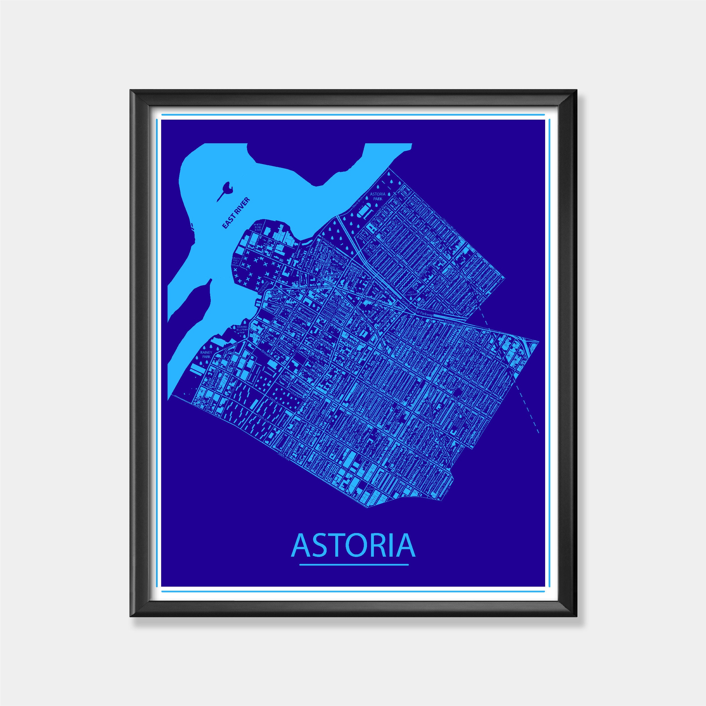 Map of Astoria Ny - Etsy