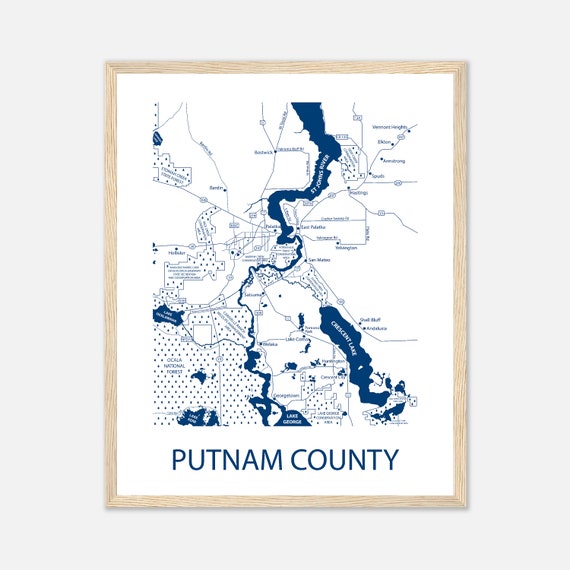 Map Putnam County Florida
