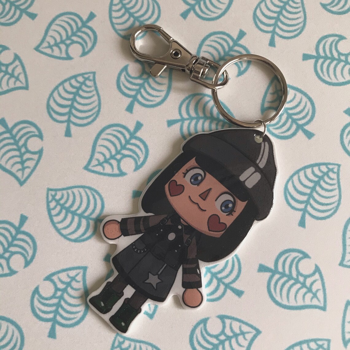 CUSTOM Animal Crossing New Horizons Player Keyring - Etsy