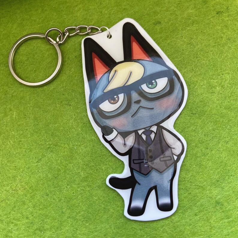 CUSTOM Animal Crossing New Horizons Player Keyring - Etsy