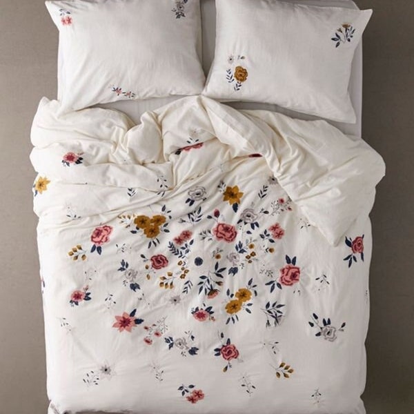 Embroidered Bedding - Etsy