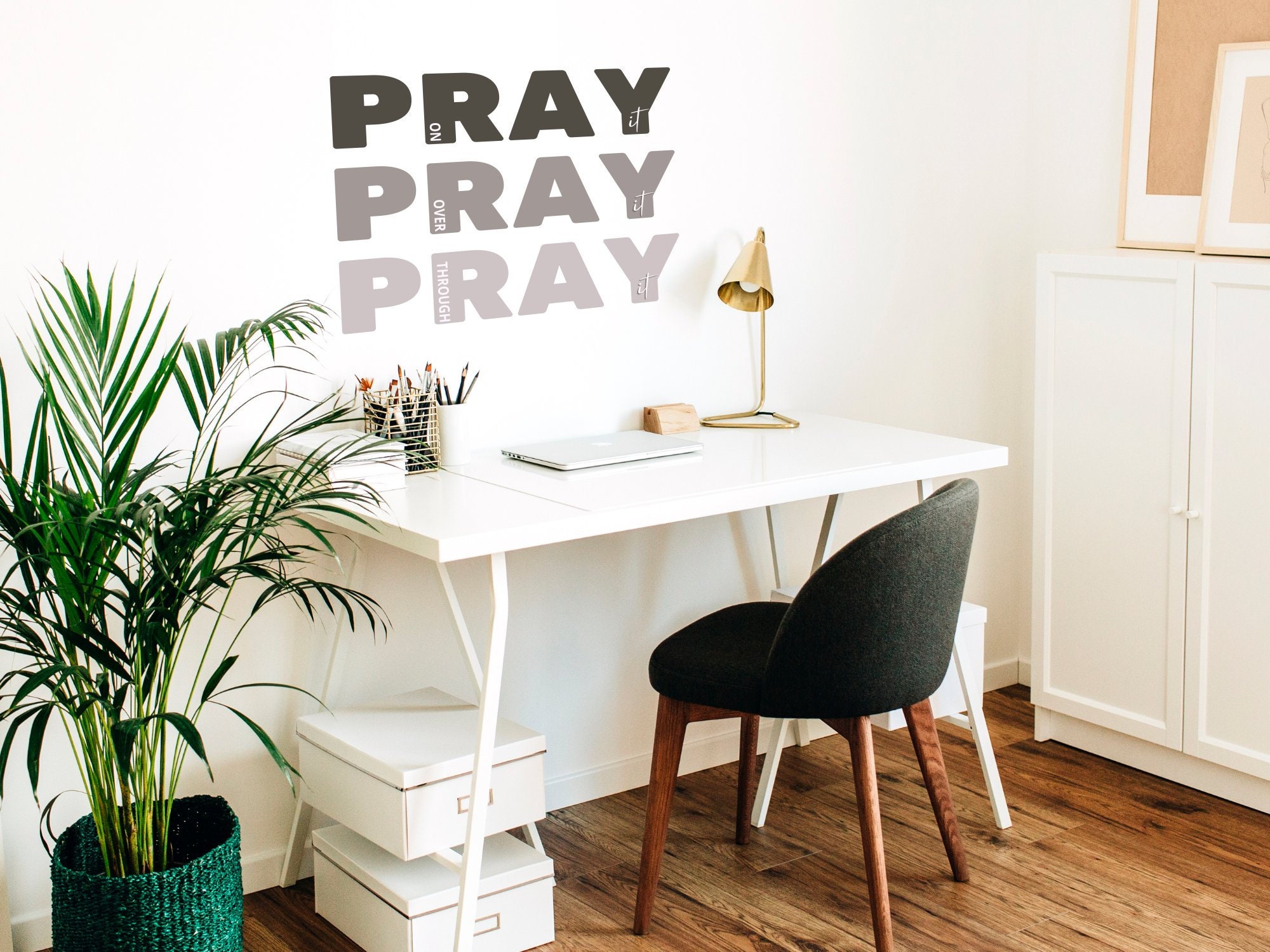 Pray Pray Pray Instant Download Art Illustration Bundle of 20 Colors ...