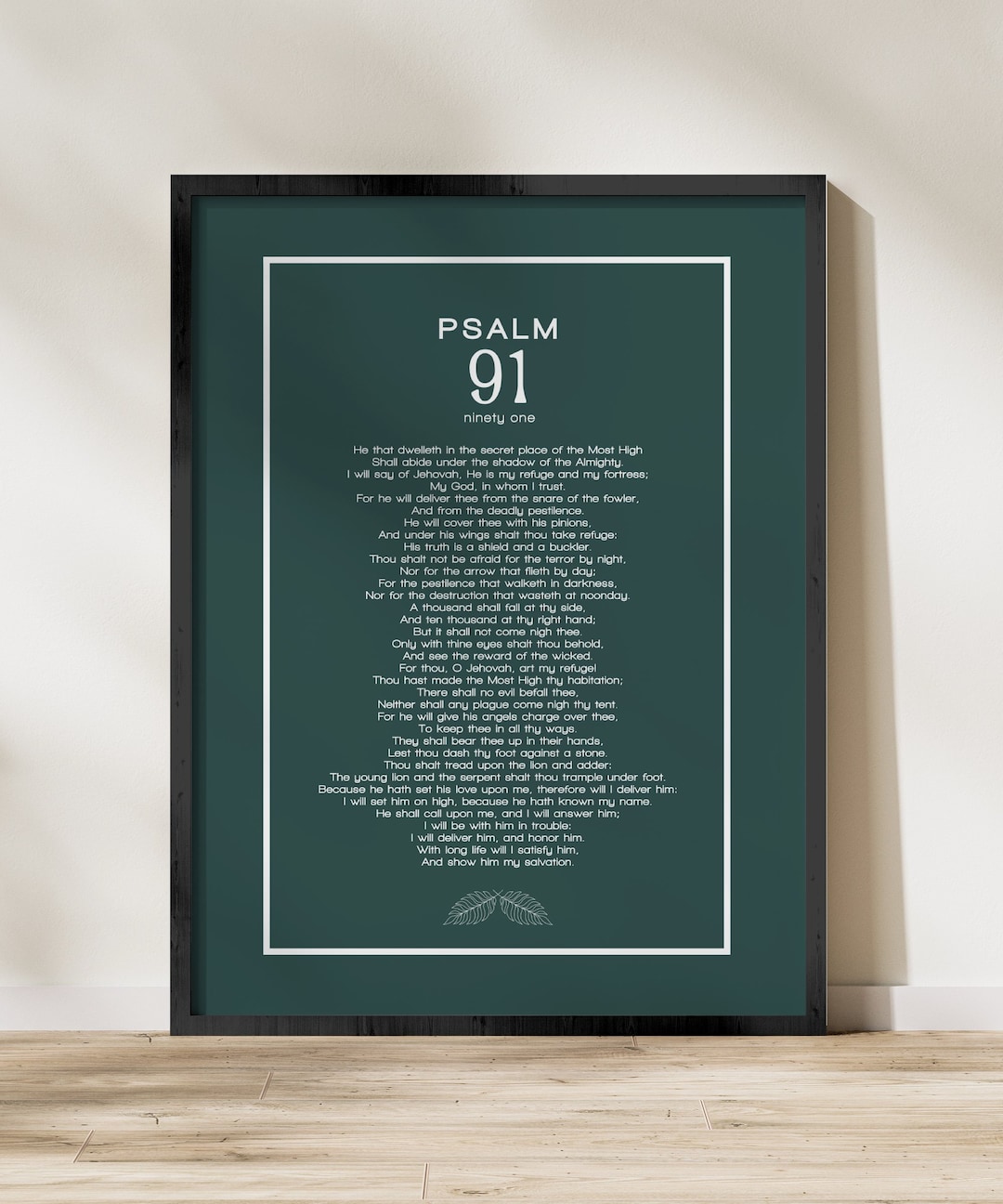 Psalm 91 Ninety One - Scripture Bible Verse Set of 20 Bundle, Printable ...