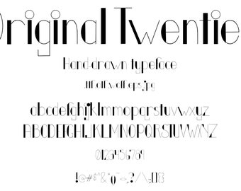 Art Deco Font - Etsy