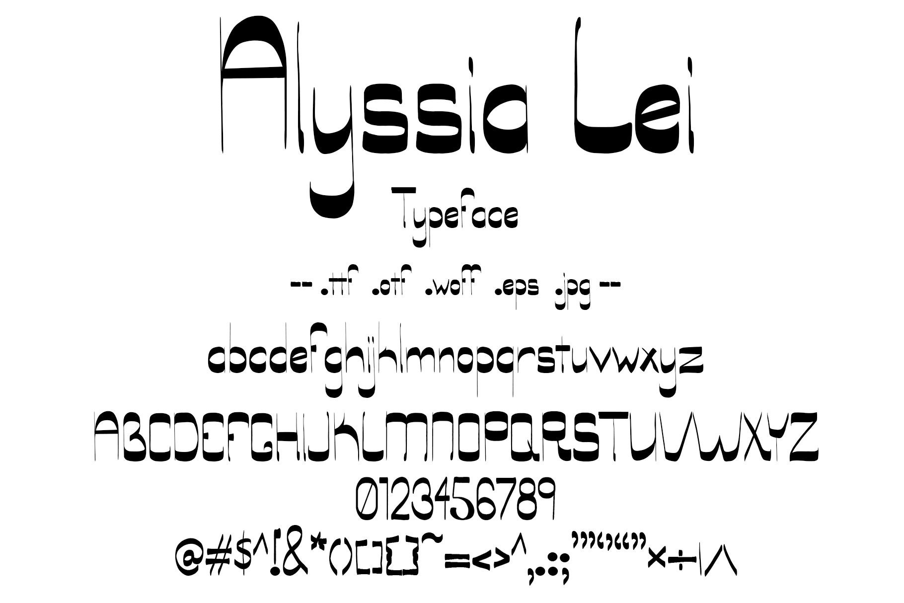 Font Allysia Lei A Creative Modern Casual Sans Serif - Etsy