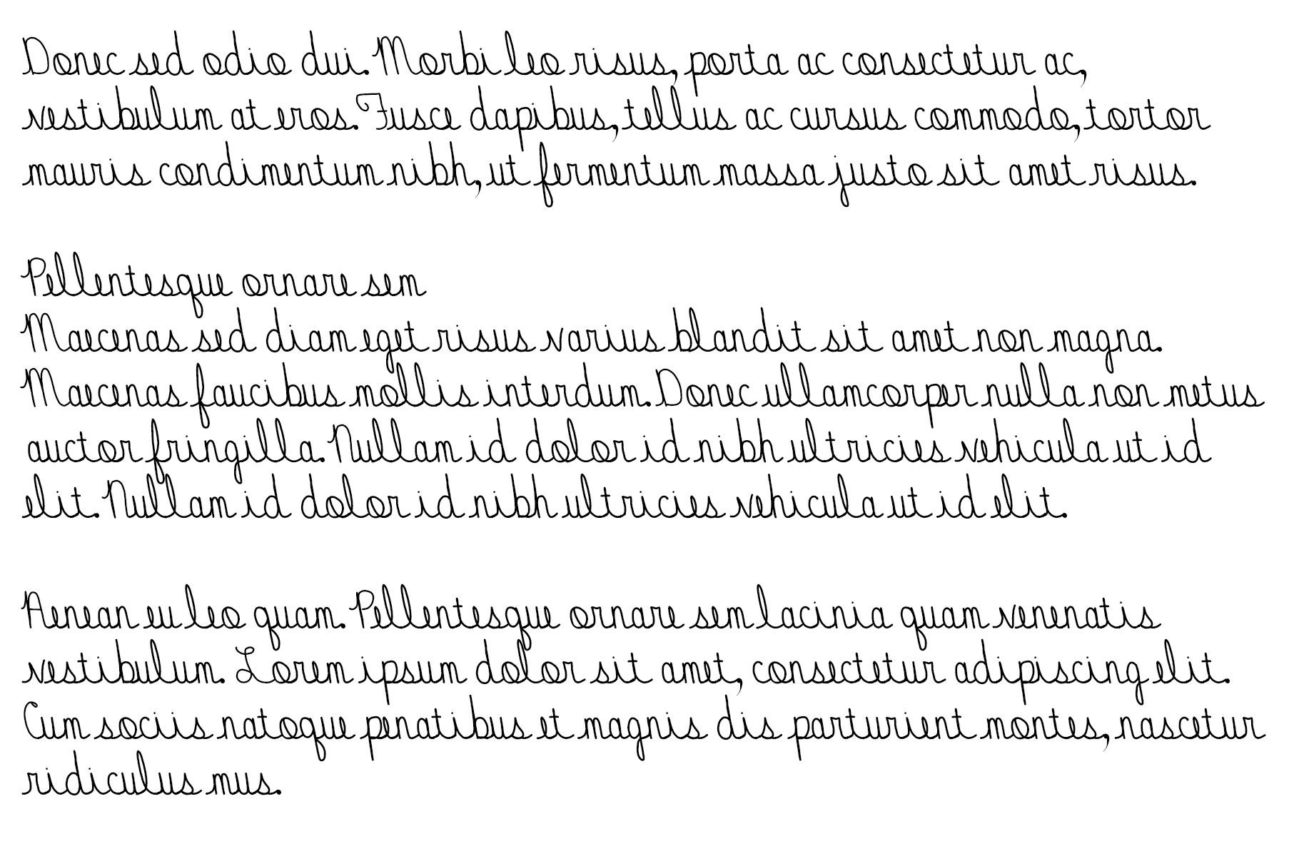 Font Lazy Day, A Casual Relaxed Handwritten, Hand Drawn Script Like ...