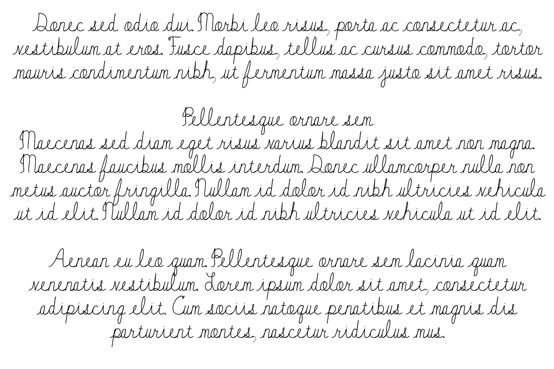 Font Lisa Lori, A Cute Handwritten Hand Drawn Script Font Letter and ...