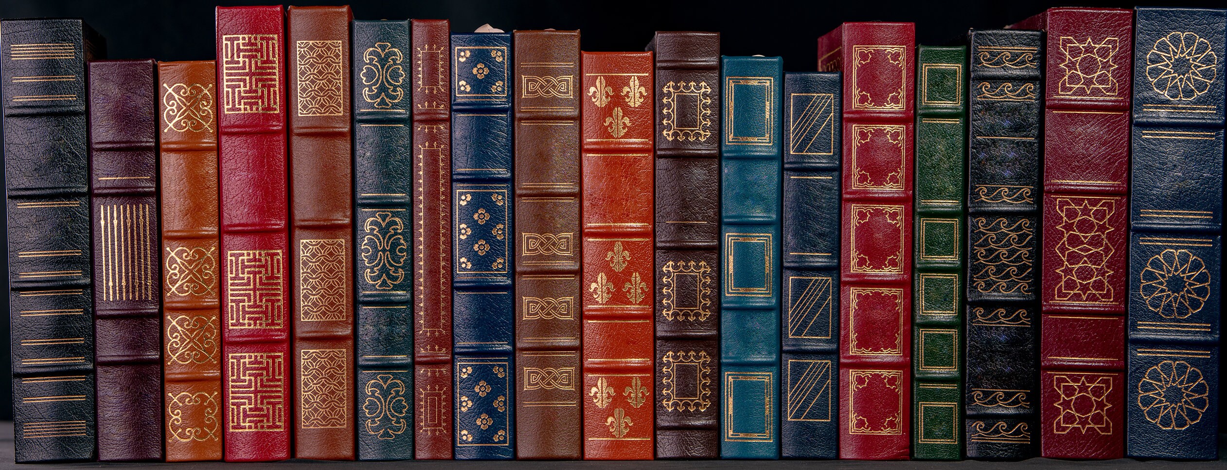 Beautiful Leather Bound Books For A Web Banner High Etsy Australia