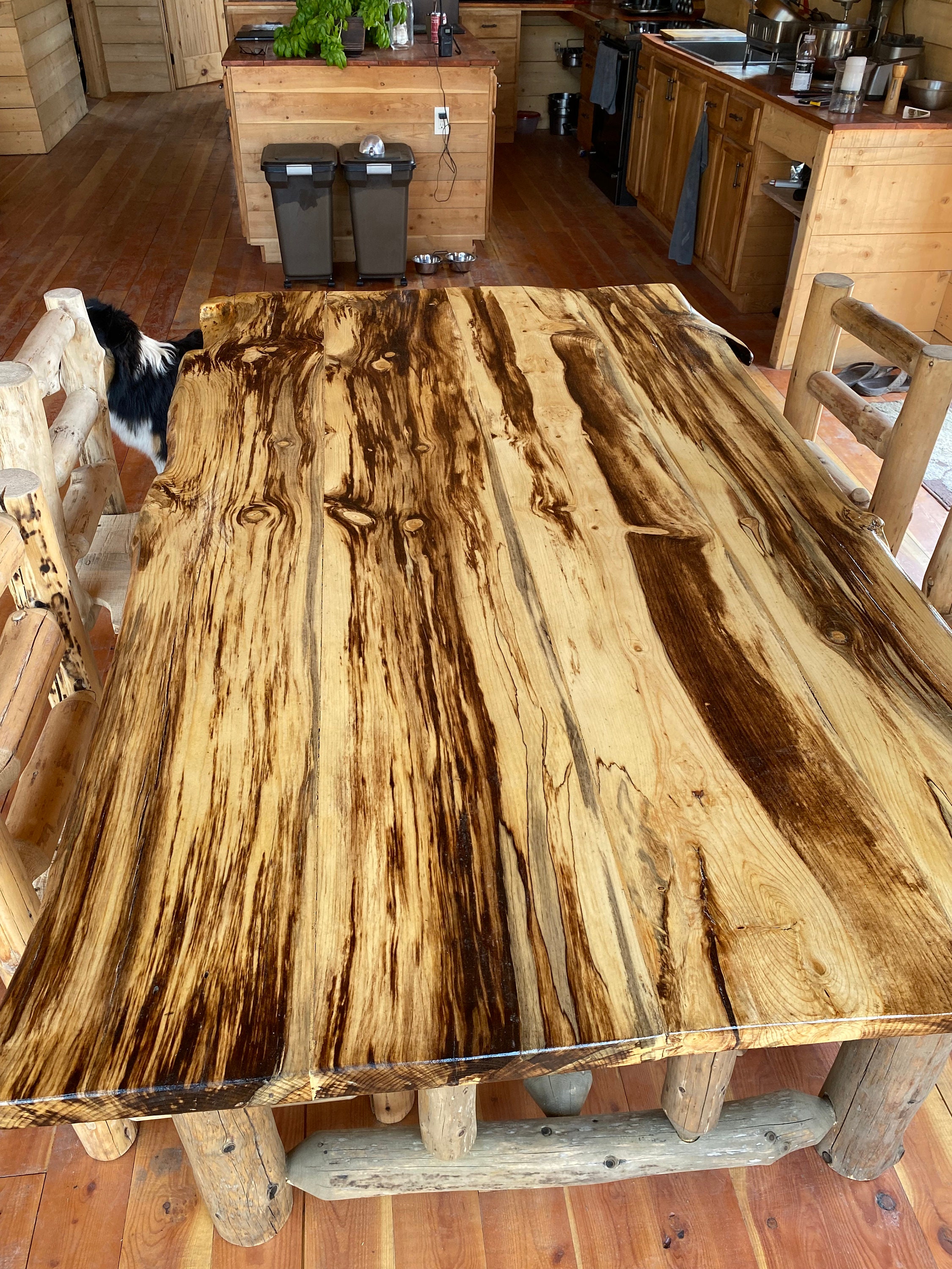 Log Dining Table - Etsy