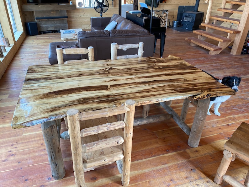 Log Dining Table - Etsy