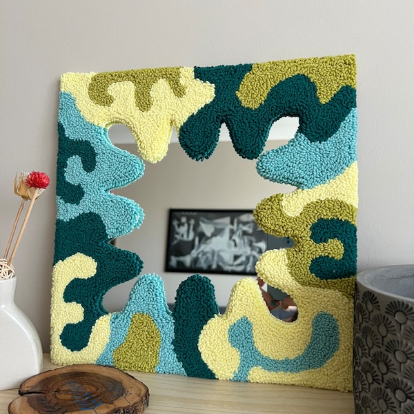 Tufted Mirror - Etsy