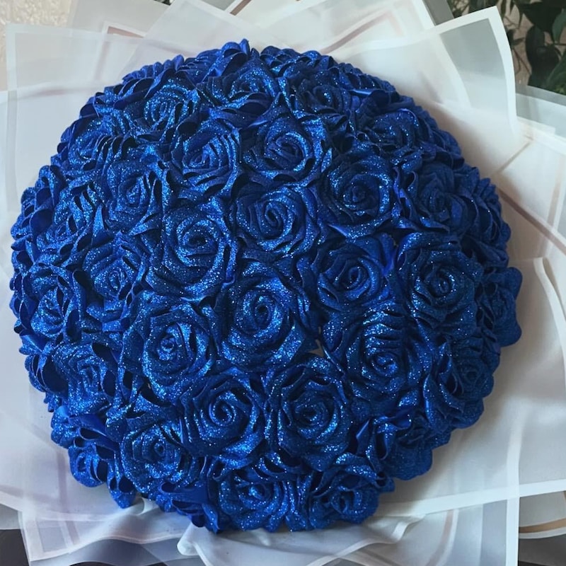 Glitter Flower Bouquet - Etsy