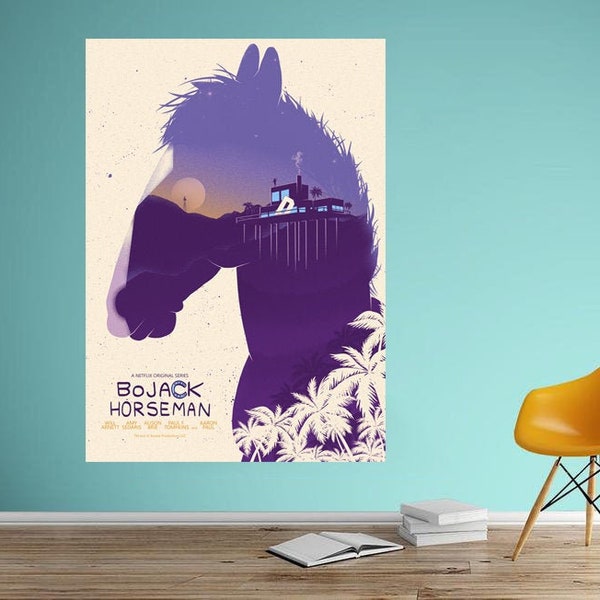 Bojack Horsman Wall Art - Etsy