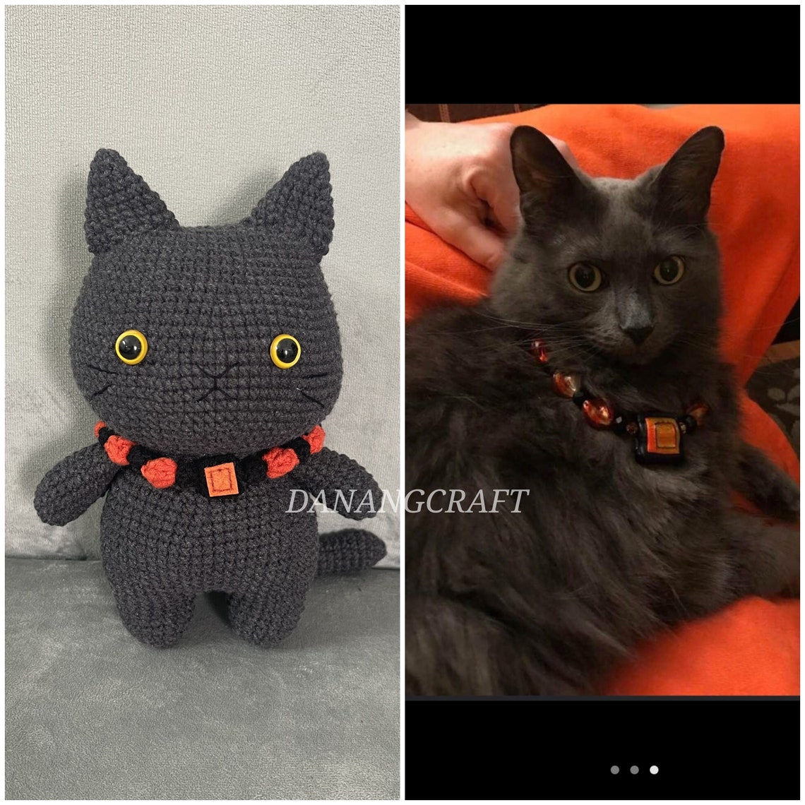 Custom Cat Plush Custom Crochet Cat Cat Stuffed Animal Cat - Etsy