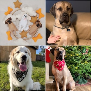 Custom Dog Baby Mobile, Personalized Baby Nursery, Puppy Baby Mobile ...