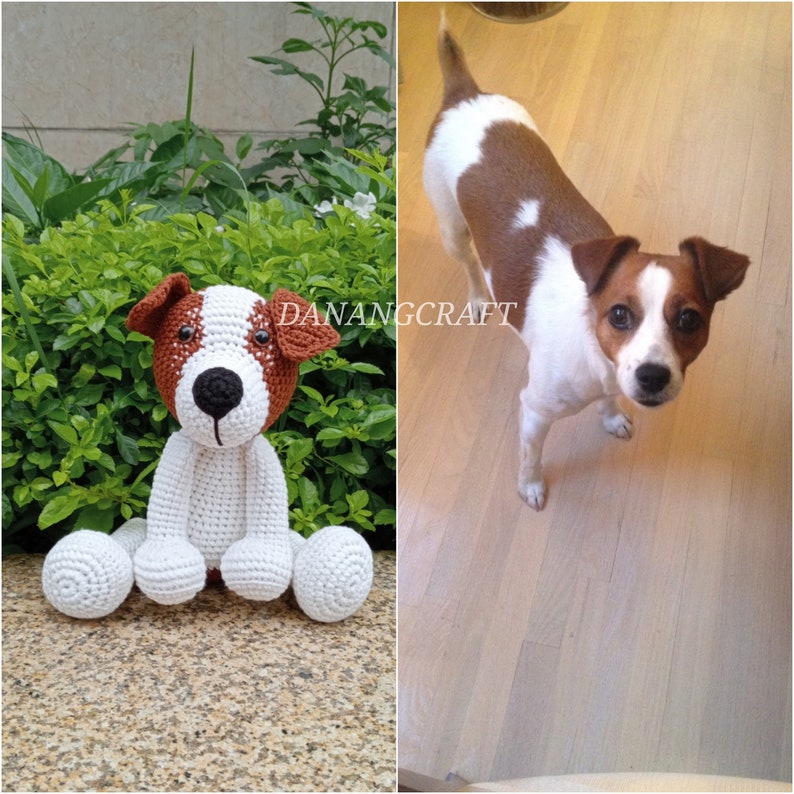 Custom Stuffed Dog, Custom Dog Plush, Custom Crochet Dog, Custom Pet ...