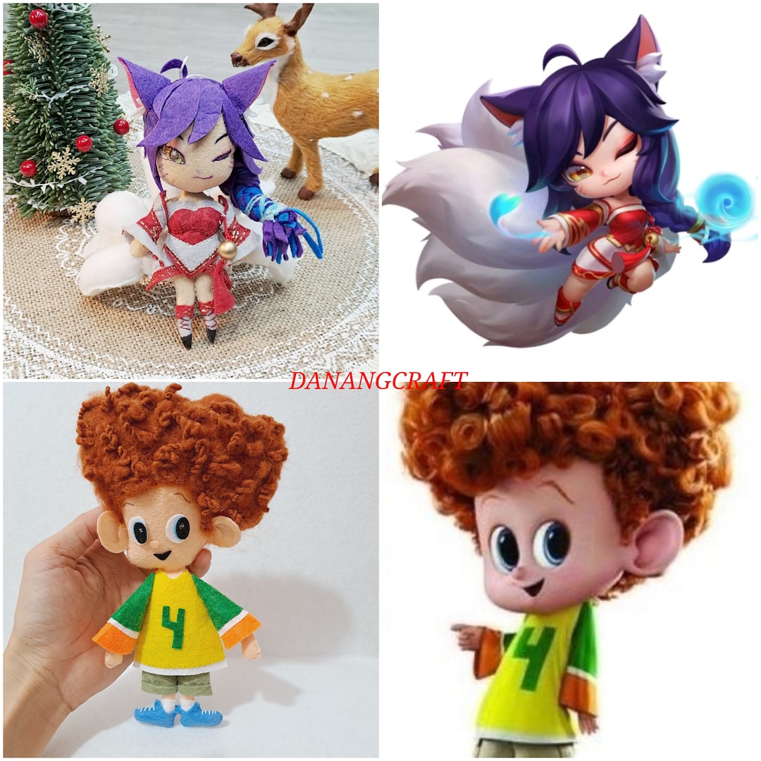 Custom Felt Doll, Custom Felt Ornament, Custom Felt Commission, Custom ...