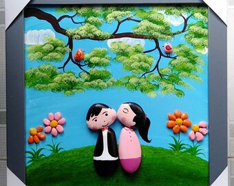 Couple Stone Art - Etsy