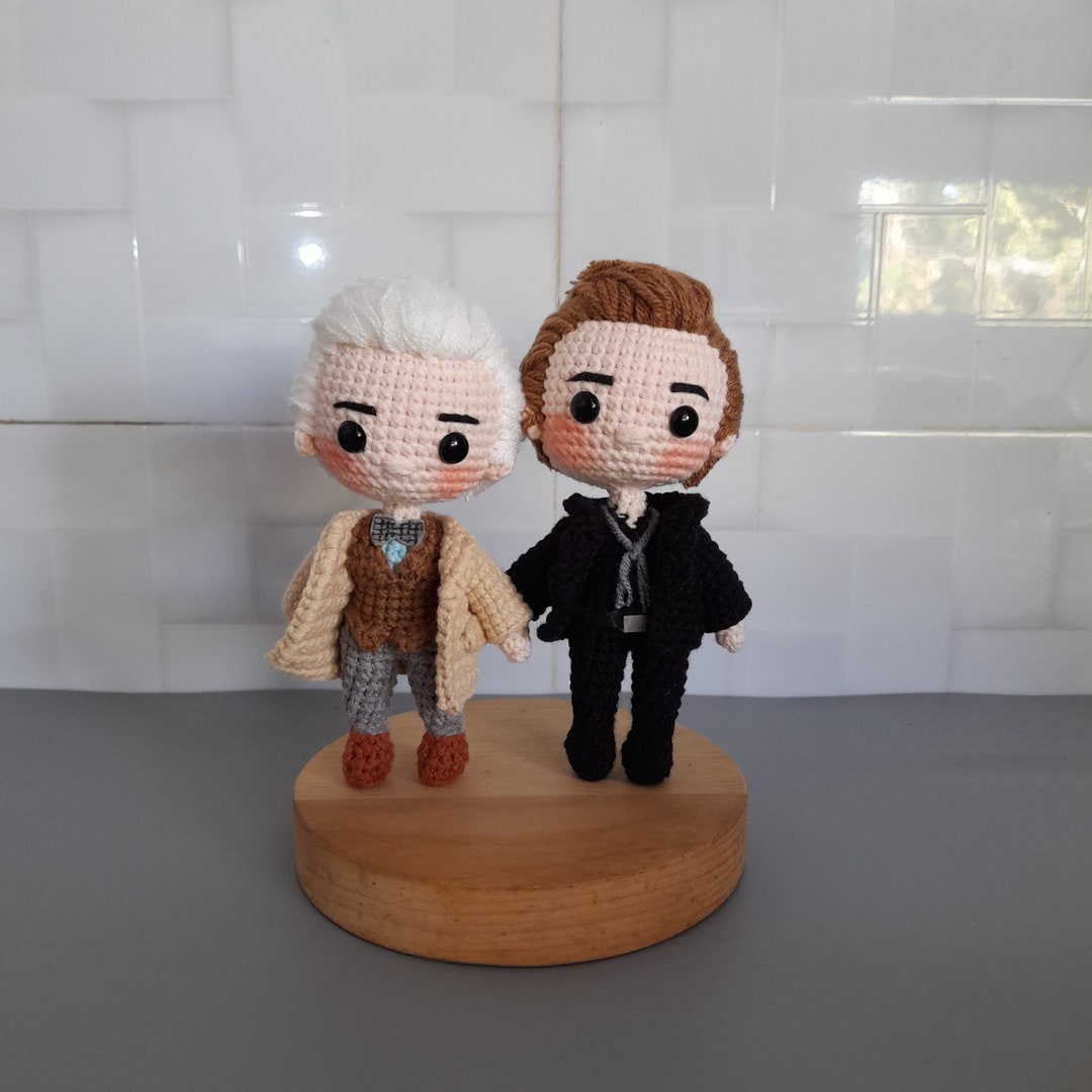 Good Omens Plush, Crochet LGBT Plush, Crochet Pride Doll - Etsy