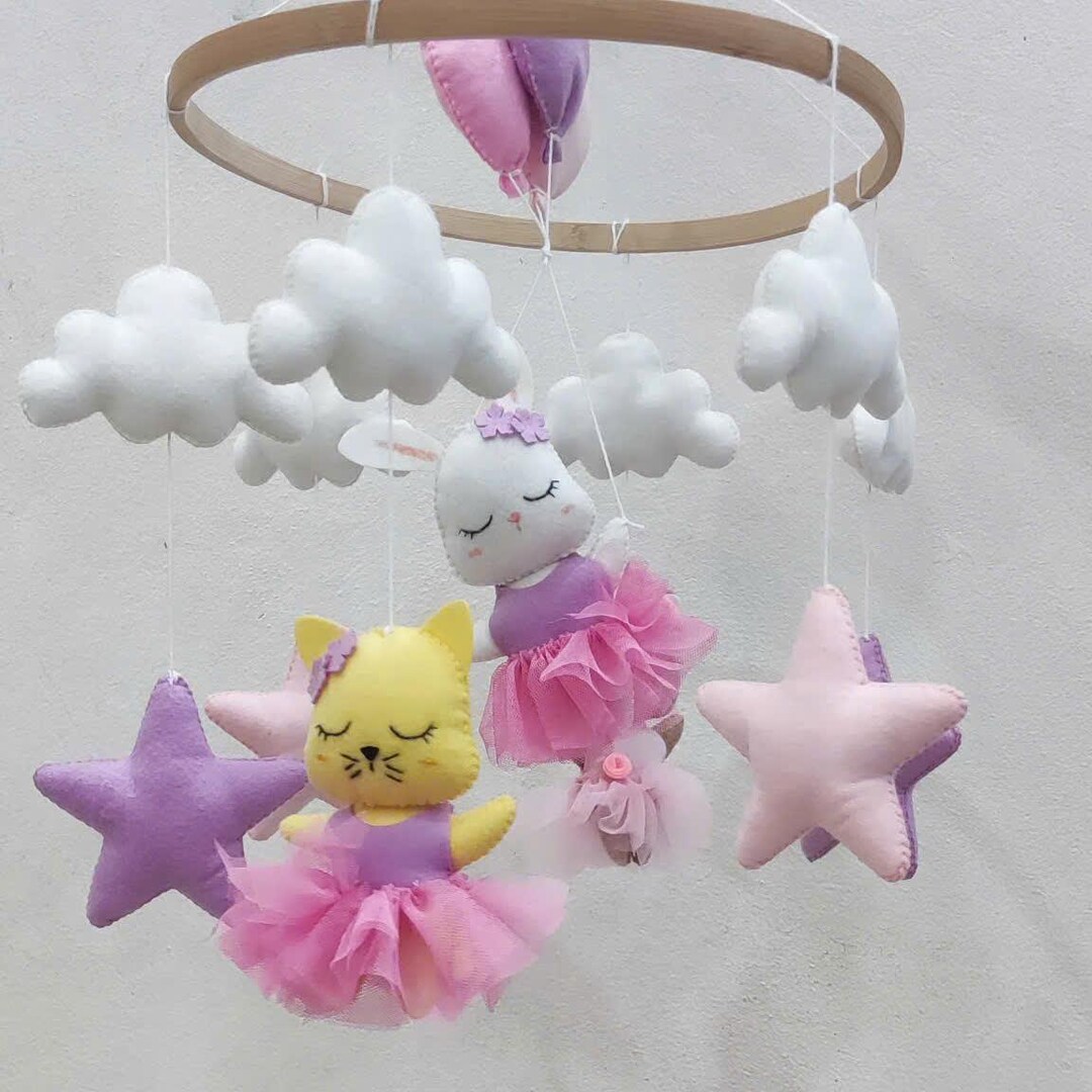 Ballerina Animals Baby Mobile, Ballerina Animals Crib, Ballerina ...
