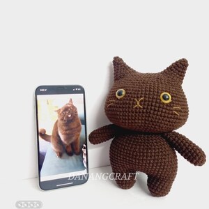Custom Cat Plush, Custom Stuffed Cat, Cat Stuffed Animal, Custom ...