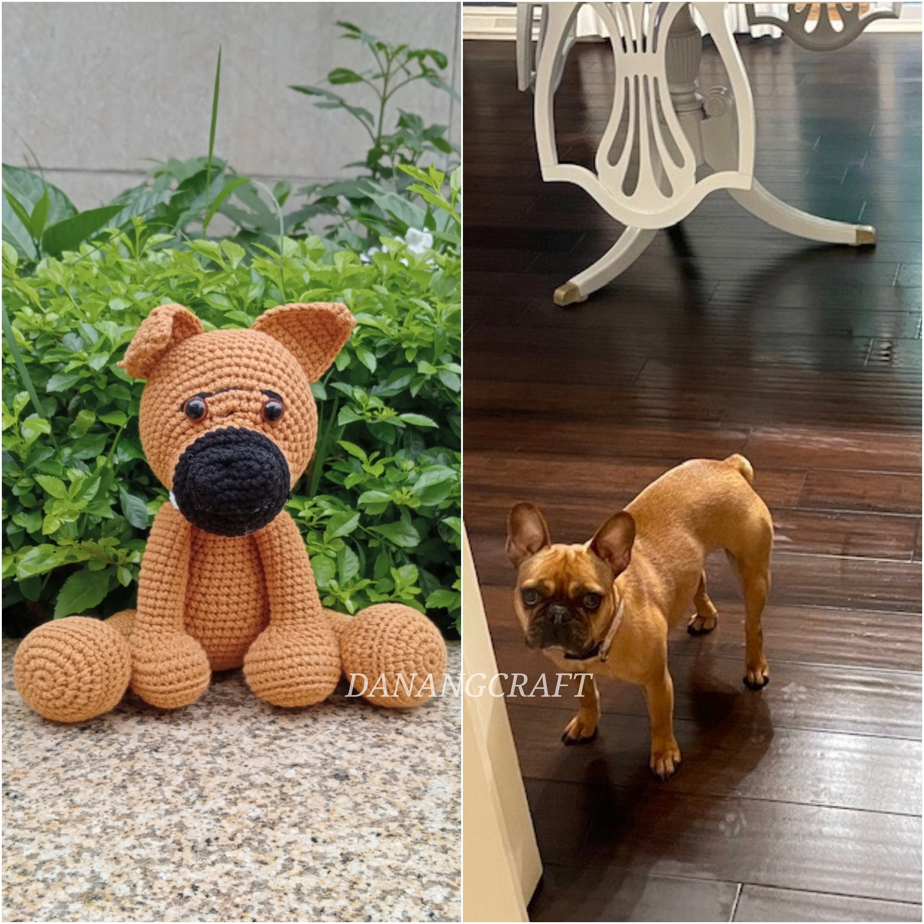 Custom Stuffed Dog, Custom Dog Plush, Custom Crochet Dog, Custom Pet ...