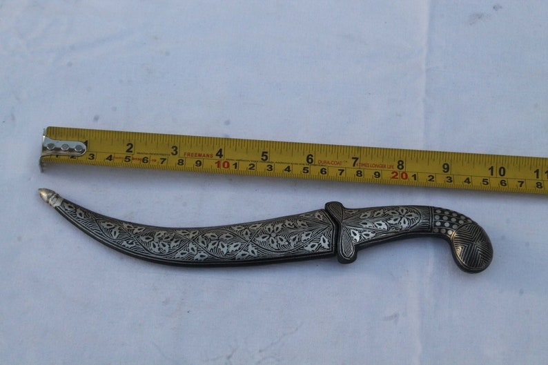 Fine Vintage Maughal Silver Inlaid Wedding Dagger Khanjar - Etsy