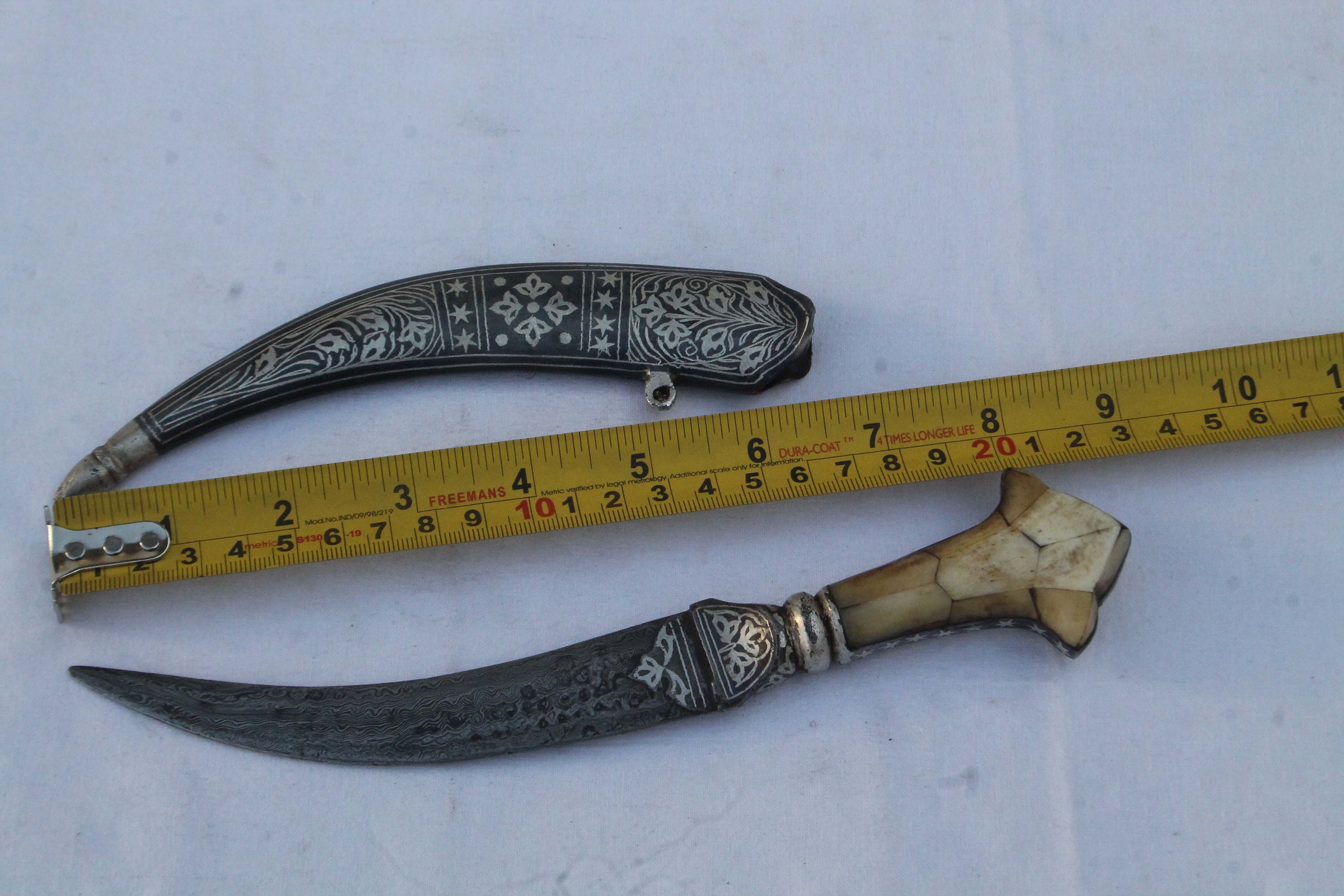 V.very Fine Vintage Mughal Silver Inlaid Wedding Dagger - Etsy