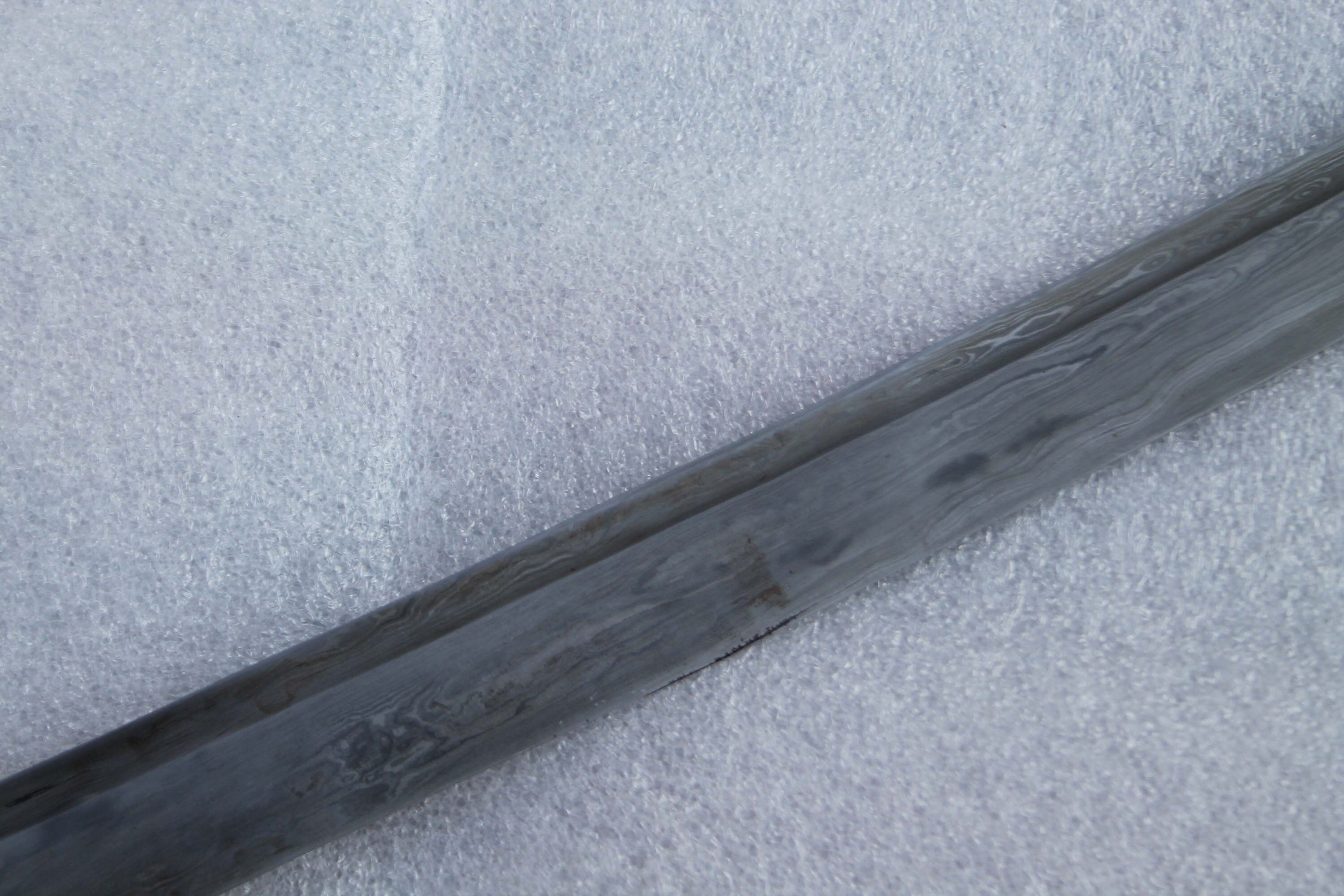 Old Vintage Mughal Rajput Traditional Gold& Silver Damascened Tulwar ...