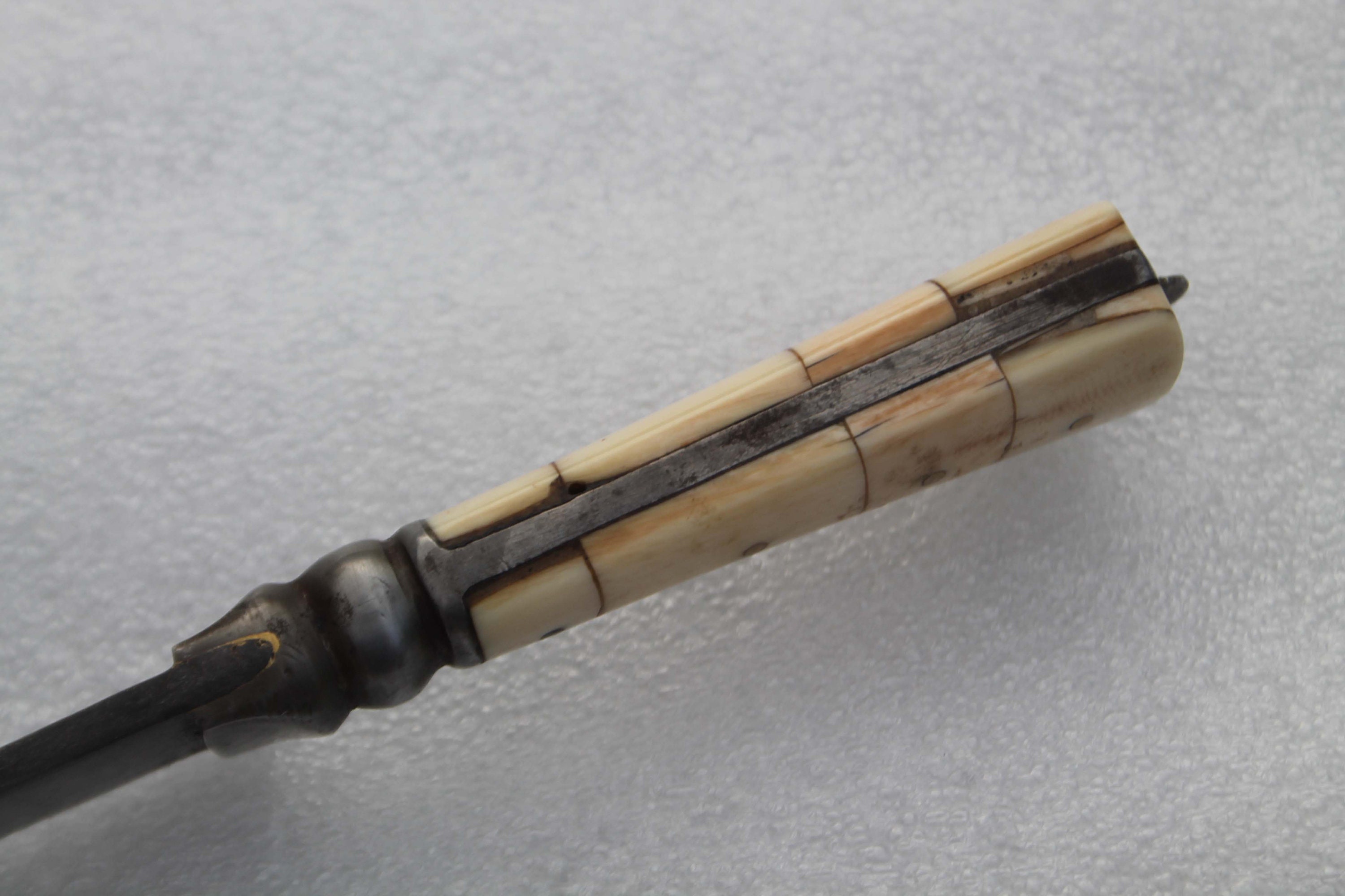 Mughal Vintage Old Islamic Rajput Kard Dagger Knife Wootz Steel Water ...