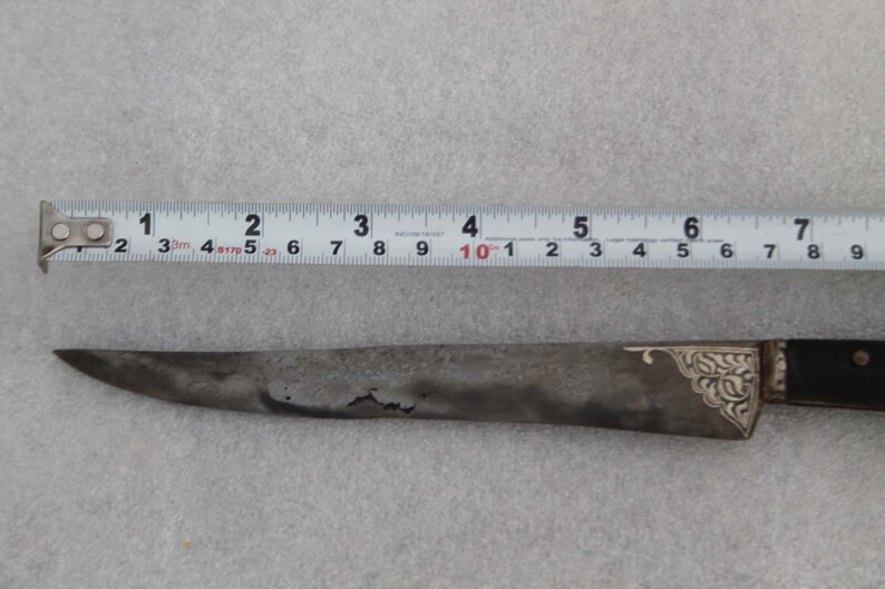 Mughal Indo-persian Sikh Kaur Kard Dagger Knife Khanjar Wooden Handle ...
