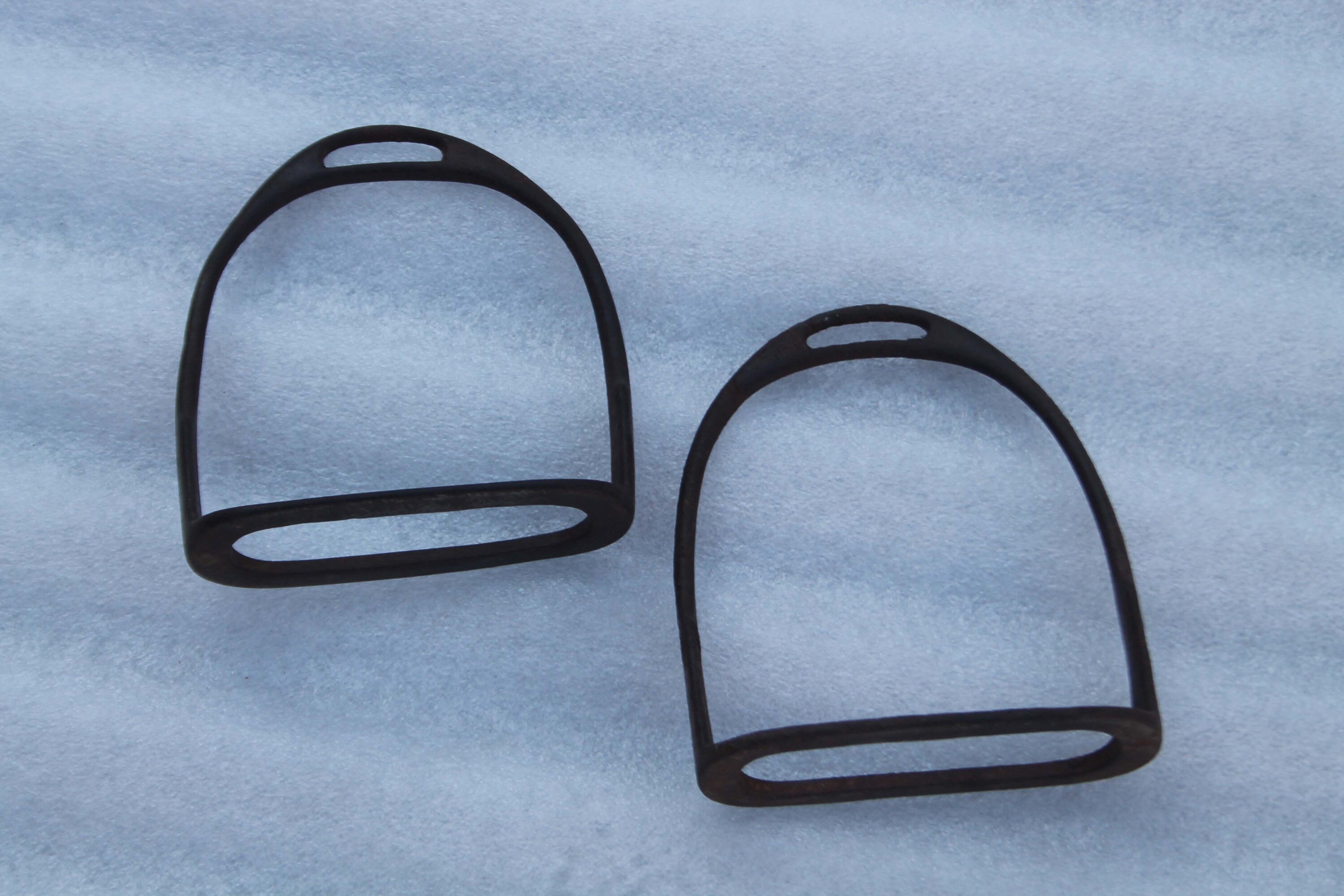 Very V. Rare Old India Vintage Collectible Horse Stirrup Pair Pedal ...