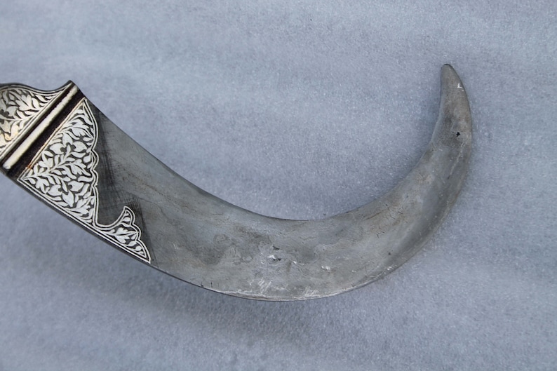 Rare Vintage Mughal Islamic Rajput Maratha Sikh Bank Sickle Kard Knife ...