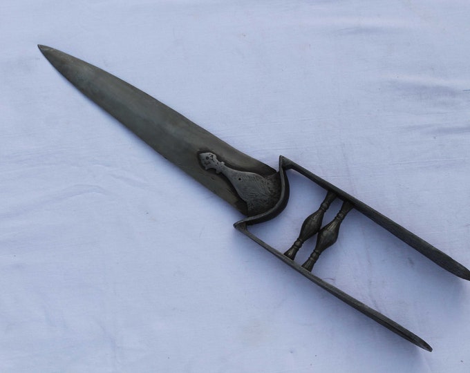 Vintage Old Antique Mughal Rajput Maratha South Indian Engraved Tiger ...