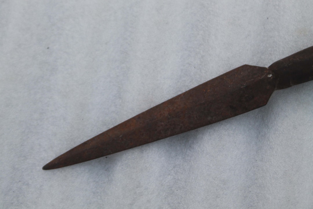Rare Old Vintage Mughal Rajput Maratha Traditional War Lance/spear-head ...