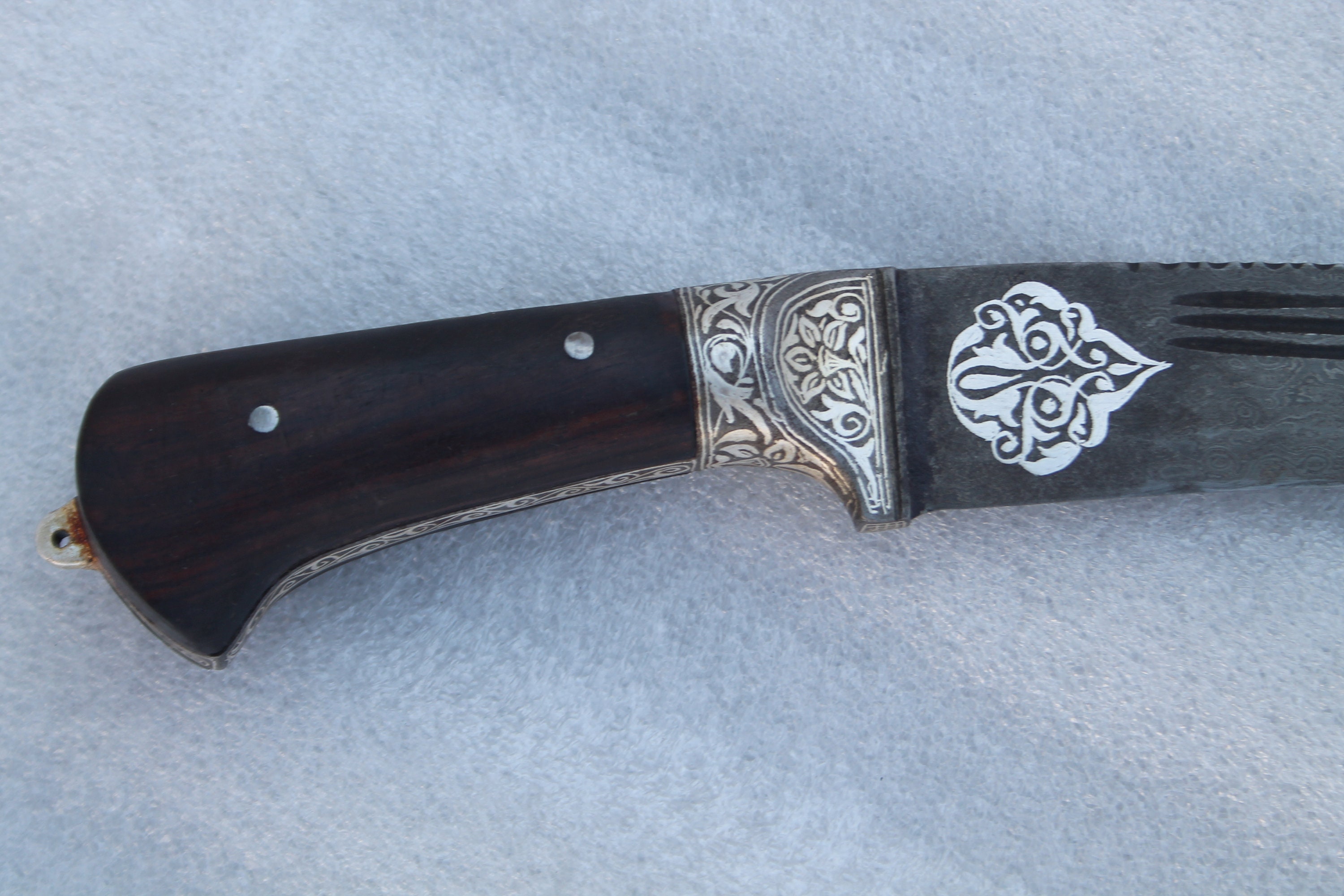 Old Vintage Mughal Indo-persian Pesh-kabz Dagger Knife Khanjar Wooden ...