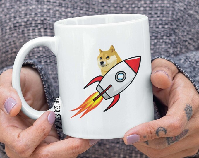 Funny Doge Coin Mug 11oz 330ml Meme Doge Gift Ideas, "very Currency Wow ...