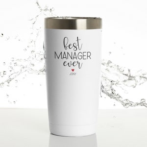 Best Manager Ever Tumbler Cup, Custom Tumbler, Manager Gift, Manager ...