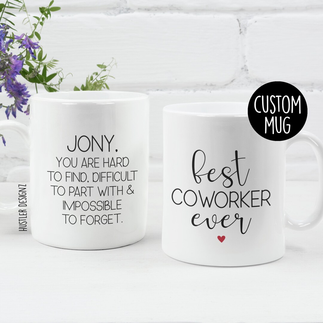 Farewell Coworker Mug: Personalized Leaving Gift - Etsy
