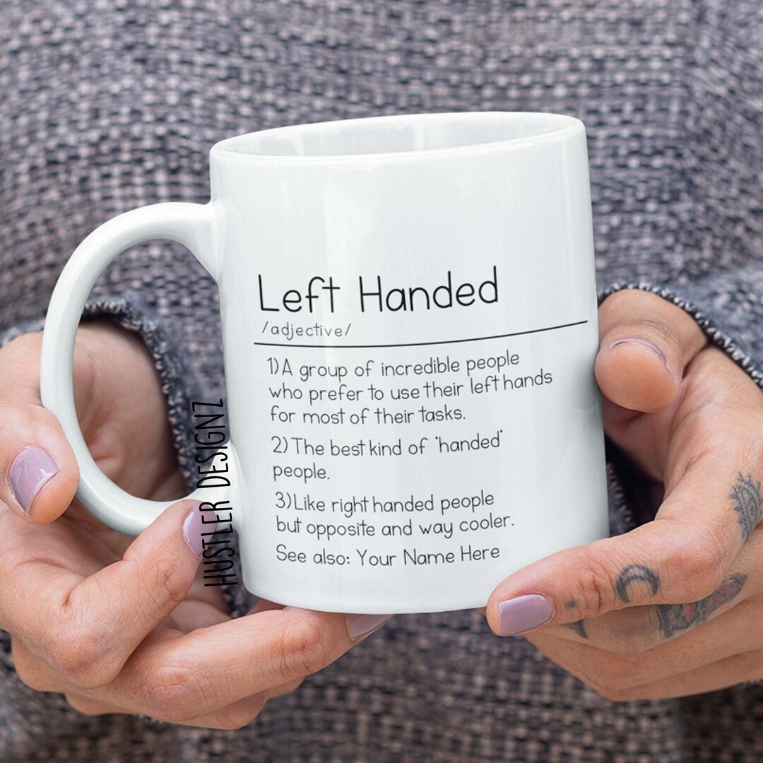 Left Handed Mug, Personalized Gifts, Left Handed Gifts - Etsy