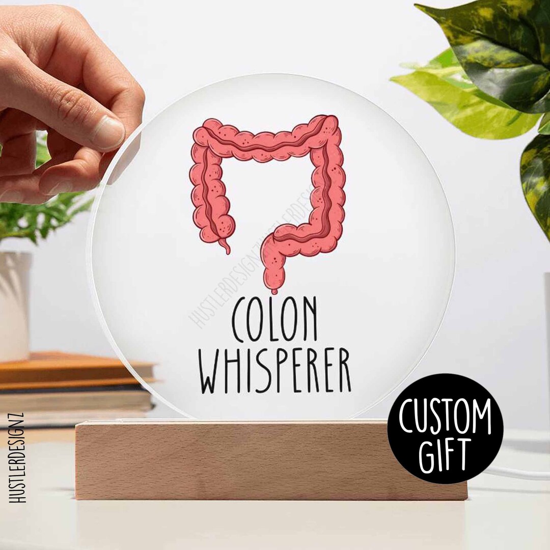Personalized Colon Whisperer Gastroenterology Plaque Gift, Custom Name ...
