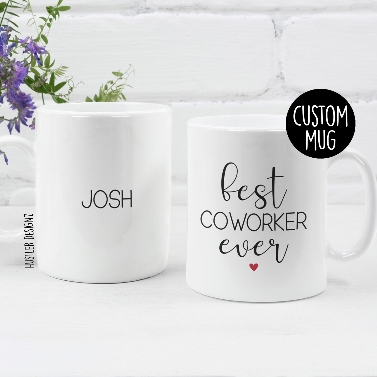 Best Coworker Ever Mug Personalized Mug Coworker Gift | Etsy
