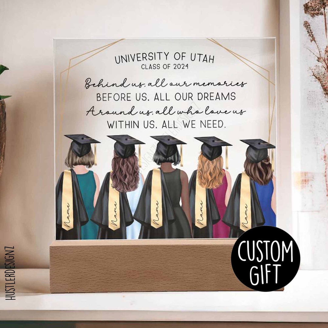 Personalized Best Friends Graduation Plaque - Class of 2024 Gift - Best ...