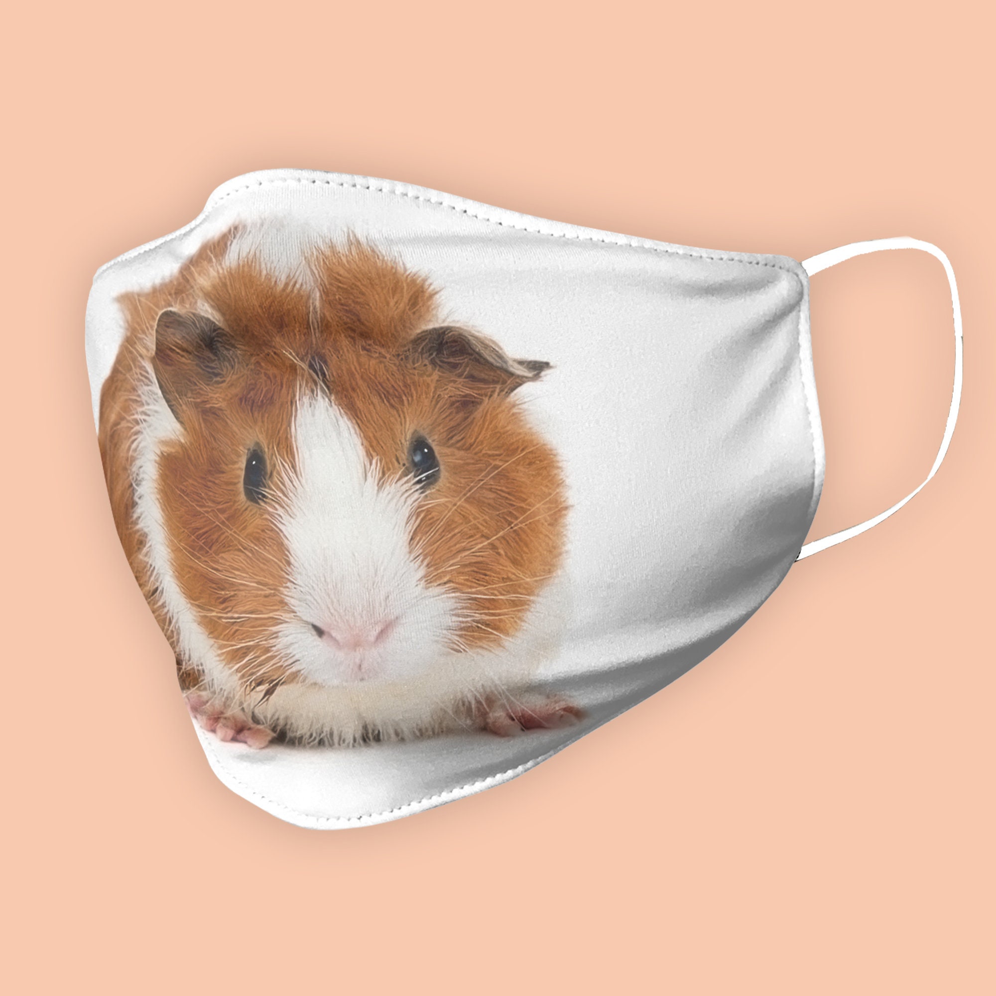 Guinea Pig Mask Guinea Pig Face Mask Guinea Pig Face Cover | Etsy