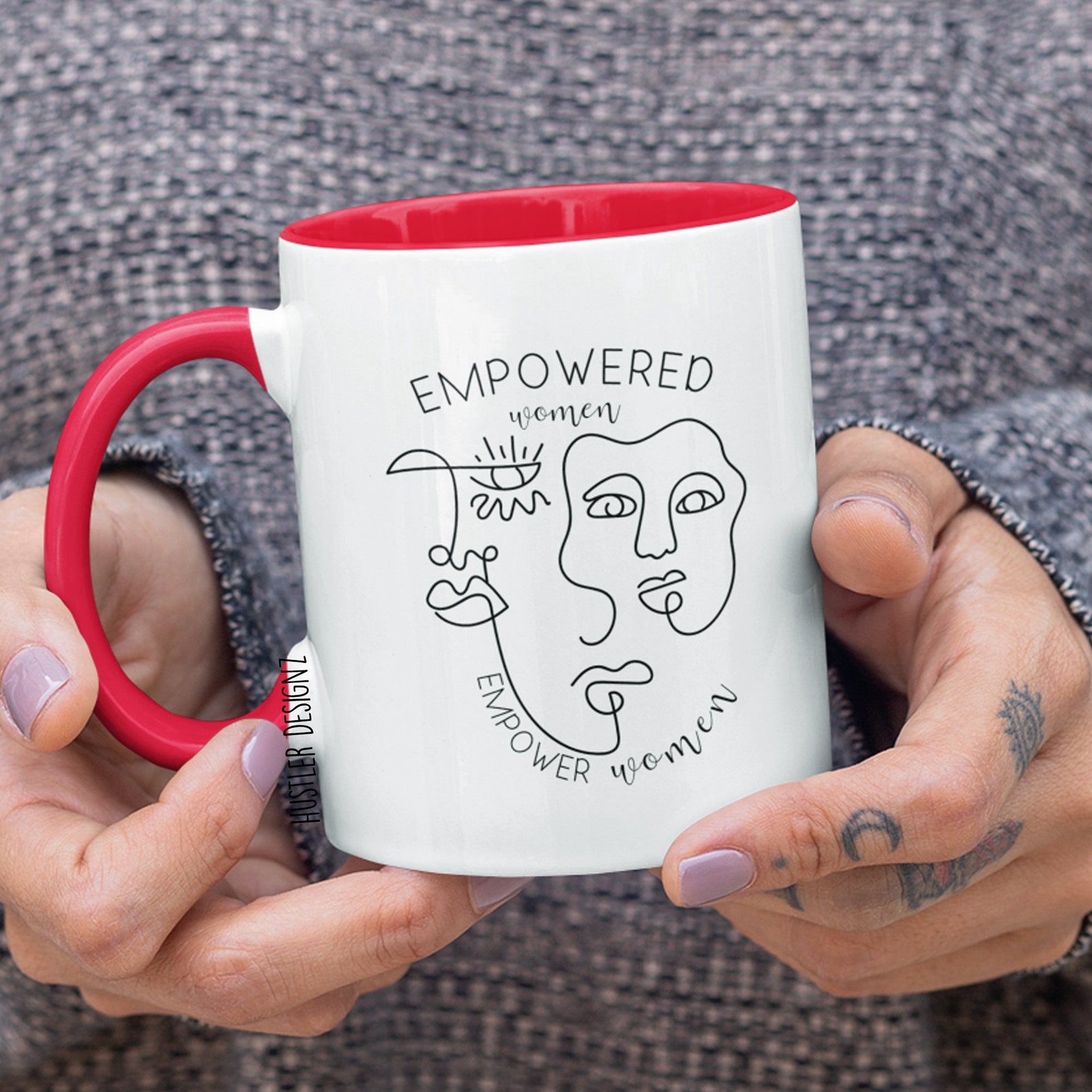 Empowered Women Mug: Feminist Inspirational Gift - Etsy