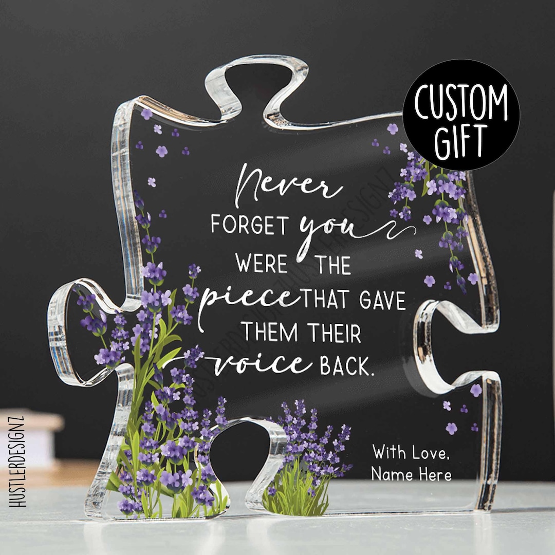 Custom Speech and Language Pathologist Plaque - SLP Gifts - Speech ...