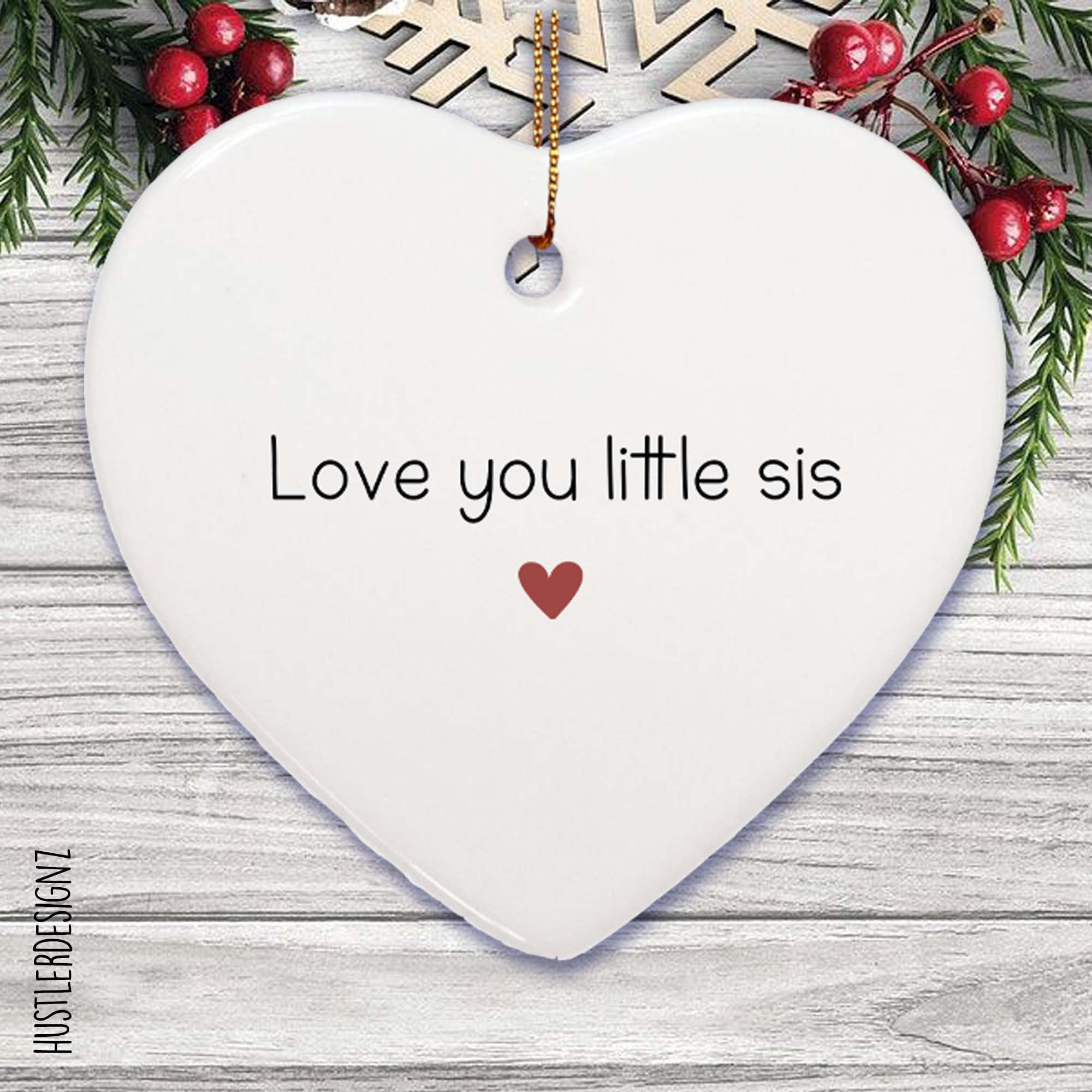 Love You Little Sis Little Sister Ts Little Sister Etsy