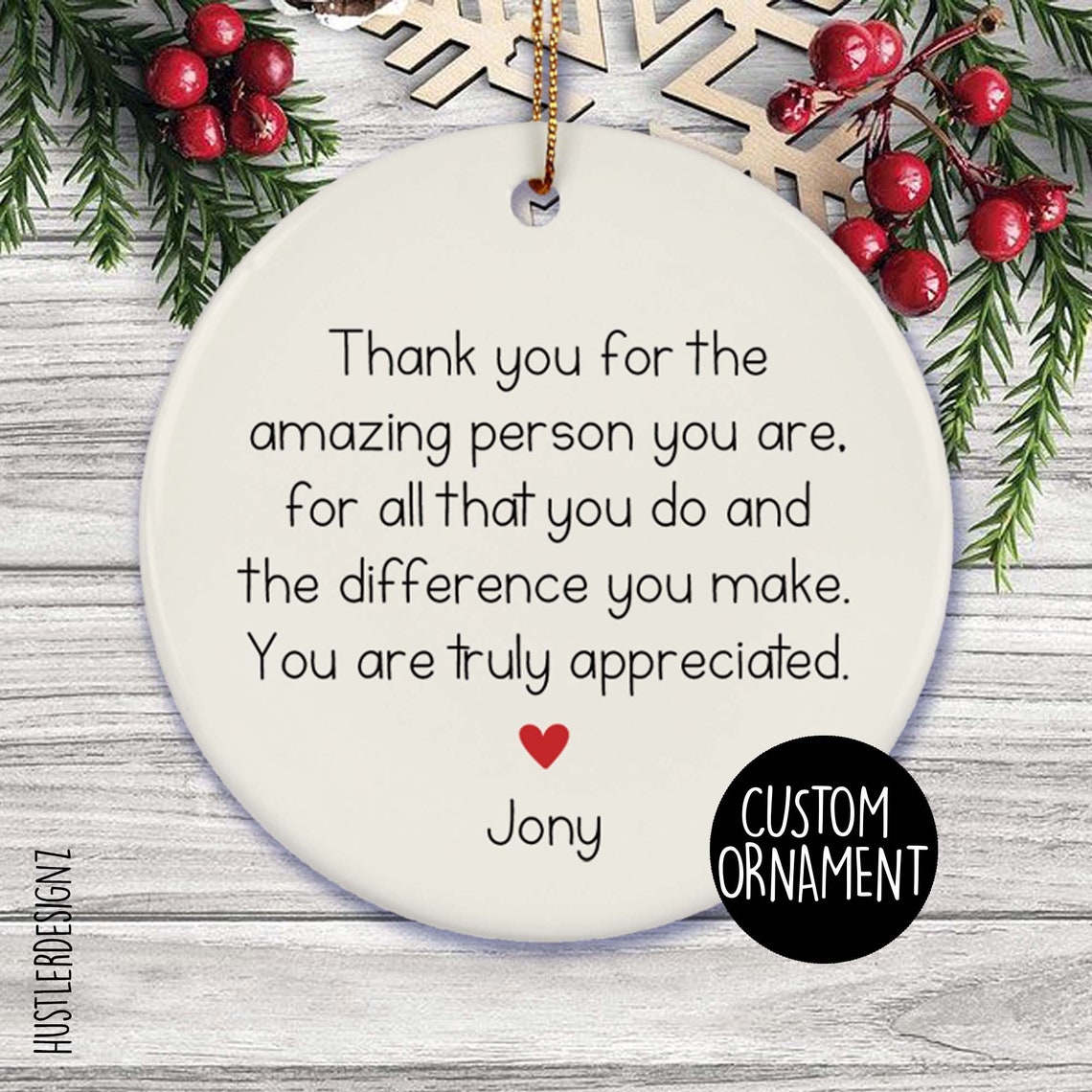 Thank You Gifts Thank You for the Amazing Person You Are - Etsy